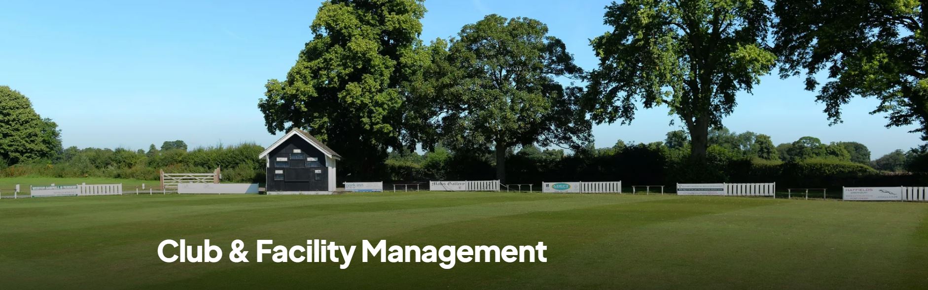 Club and Facility Management – The Cricket Collective