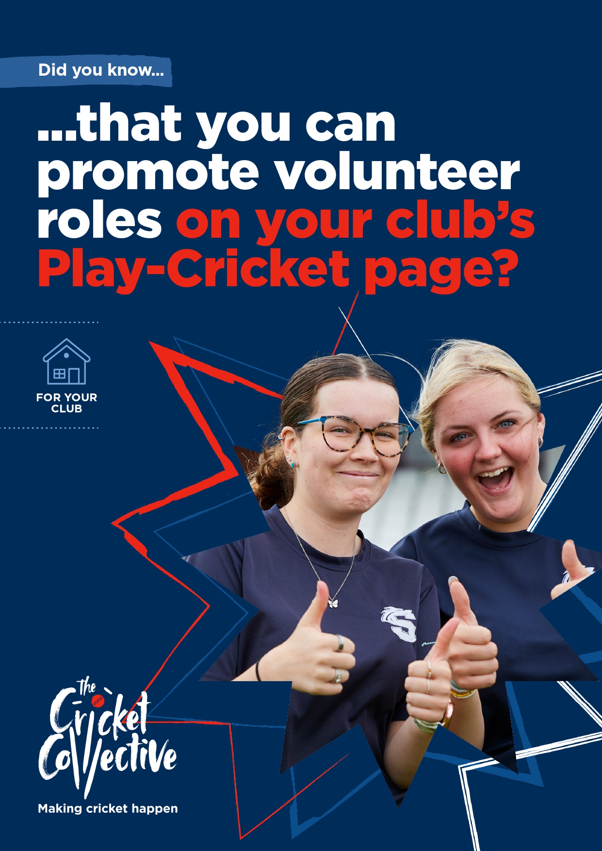 Promoting Volunteer Roles on Play-Cricket – The Cricket Collective