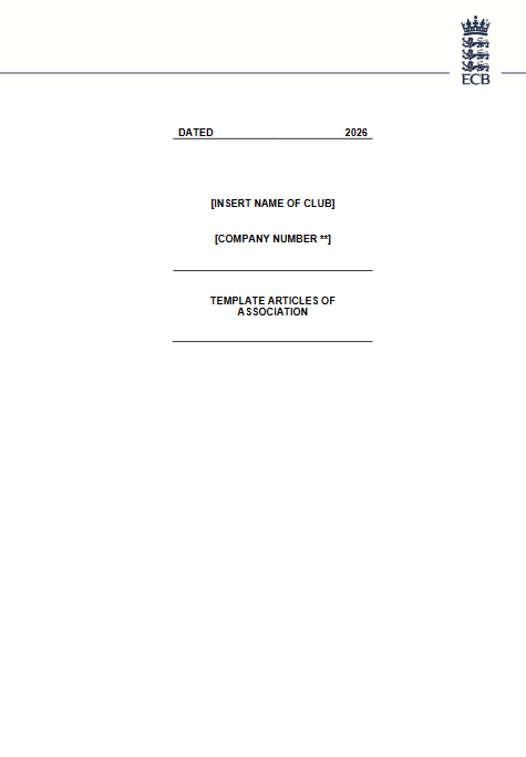 Club Affiliation Toolkit – The Cricket Collective